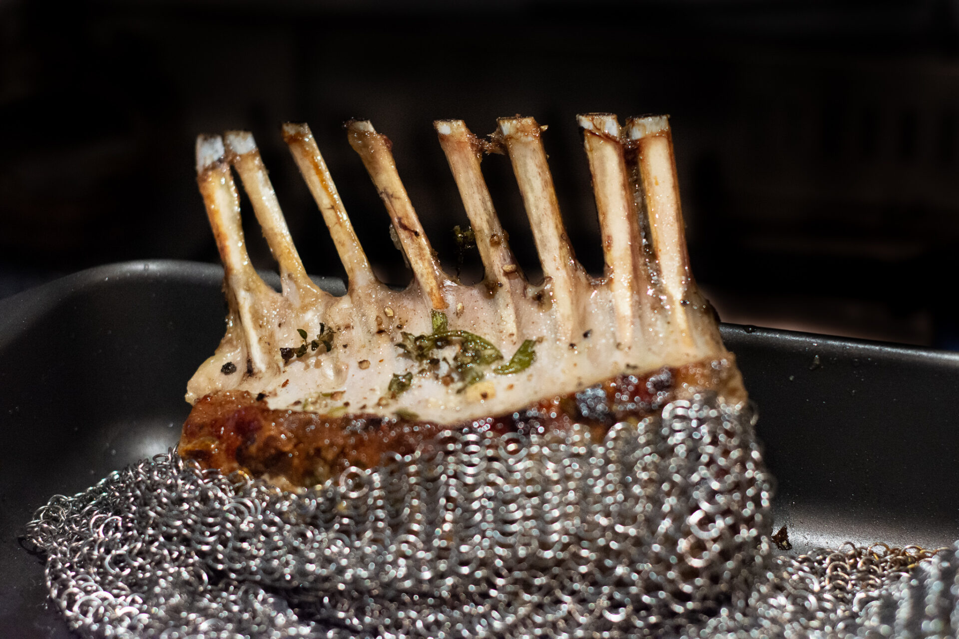 Oven Roasted Herb Lamb Rack - Roasteasy